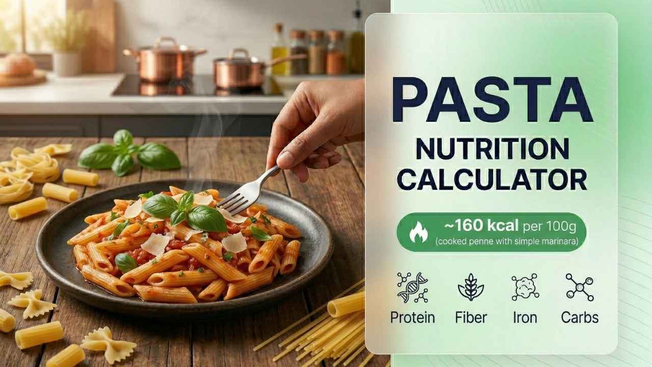Pasta Calories & Nutritional Value Calculator | Food Nutrify